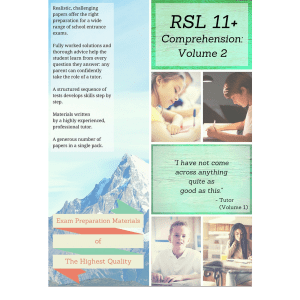 RSL Educational Books: 8+, 11+, 13+ & GCSE